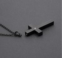 China Mould Making Service Silm Memorial Stainless Steel Cremation Cross Urn Pendant Necklace for sale
