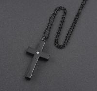 China Mould Making Service Silm Memorial Stainless Steel Cremation Cross Urn Pendant Necklace for sale