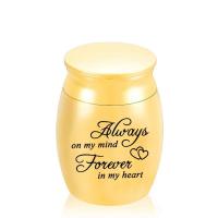 China Stainless Steel Circle of Life Memorial Urn for Human and Pet Ashes CHRISTIAN Jewelry for sale