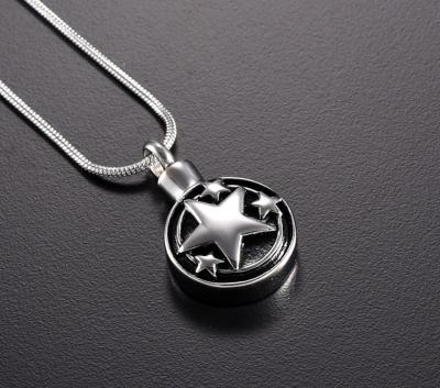 China Round Stainless Steel Cremation Jewelry For Ashes Pendant OEM Plating Free Engrave for sale