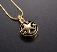 China Round Stainless Steel Cremation Jewelry For Ashes Pendant OEM Plating Free Engrave for sale