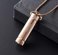China Jewelry Type Pendants or Charms Bible Lords Prayer Cross Cremation Keepsake Necklace for Ashes for sale
