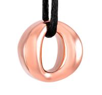 China Cute Circle 316L Stainless Steel Pendant Necklace for Cremation Urns Keepsake Jewelry for sale