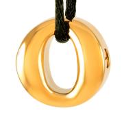 China Cute Circle 316L Stainless Steel Pendant Necklace for Cremation Urns Keepsake Jewelry for sale