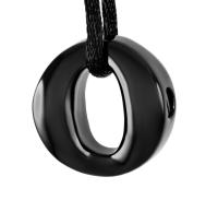 China Cute Circle 316L Stainless Steel Pendant Necklace for Cremation Urns Keepsake Jewelry for sale