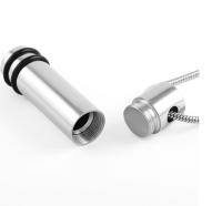 China Stainless Steel Rubber Band Cylinder Pendant Cremation Urn Necklace for Women and Men for sale