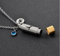 China Deer Shot Gun Memorial Urn Pendant Necklace Excellent Jewelry Type Pendants or Charms for sale