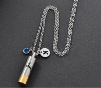 China Deer Shot Gun Memorial Urn Pendant Necklace Excellent Jewelry Type Pendants or Charms for sale