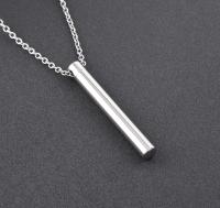 China Stainless Steel Cremation Jewelry for Ashes Pendants Necklace Office/Career Essential for sale