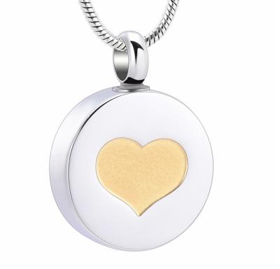 China 8 Year's Experience Stainless Steel Forever in My Heart Memorial Pendant Necklace for Ashes for sale