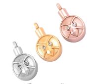 China Unique Owl Pendant Necklace Memorial Mini Urn for Ashes in Silver Gold or Rose Gold for sale