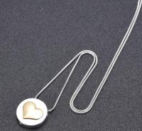China Stainless Steel Love Heart Keepsake Ashes Pendant for Human and Pet Cremation Jewelry for sale