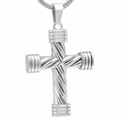 China Cross Cremation Necklace for Ashes Keepsake Pendant Necklace For Women/Men Urns Decoration OEM/ODM for sale