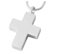 China Personalized Men's Necklace with Stainless Steel Cross Pendant and Paw Print Engraving for sale