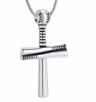 China Classic Style Cremation Jewelry Cross Pendant for Ashes Made of 316L Stainless Steel for sale