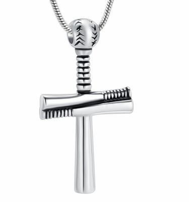 China Classic Style Cremation Jewelry Cross Pendant for Ashes Made of 316L Stainless Steel for sale