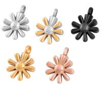 China Gift Sunflower Women Cremation Urn Pendant For Ashes Silver Gold Rose Gold Black Memorial Urn Jewelry Keepsake Necklace for sale