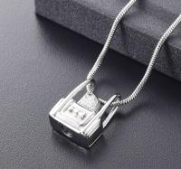 China Beautiful Cute Parrot Cremation Pendant for Ashes in Silver Gold Rose Gold and Black for sale