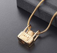 China Beautiful Cute Parrot Cremation Pendant for Ashes in Silver Gold Rose Gold and Black for sale