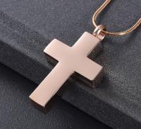 China Infinity Religious Cross Cremation Jewelry for Ashes Pendant Holder Urns for Pet/Human Memorial Women Men Necklace Unisex for sale