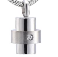 China Cremation Cross Necklace for Ashes Stainless Steel Locket Keepsake Memorial Urns Gift for sale