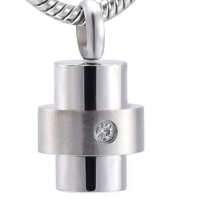 China Cremation Cross Necklace for Ashes Stainless Steel Locket Keepsake Memorial Urns Gift for sale