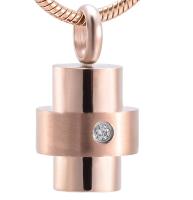 China Cremation Cross Necklace for Ashes Stainless Steel Locket Keepsake Memorial Urns Gift for sale