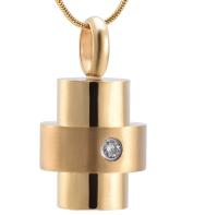 China Cremation Cross Necklace for Ashes Stainless Steel Locket Keepsake Memorial Urns Gift for sale