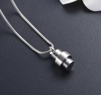 China Cremation Cross Necklace for Ashes Stainless Steel Locket Keepsake Memorial Urns Gift for sale