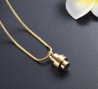 China Cremation Cross Necklace for Ashes Stainless Steel Locket Keepsake Memorial Urns Gift for sale