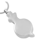 China Stainless Steel Snail Crystal Round Memorial Locket Pendant Necklace for Women Girls for sale