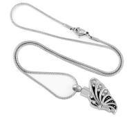 China Stainless Steel Necklace with Beautiful Butterfly Design Funeral Keepsake Jewelry for sale