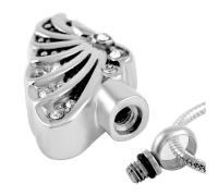 China Stainless Steel Necklace with Beautiful Butterfly Design Funeral Keepsake Jewelry for sale