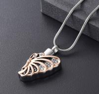 China Stainless Steel Necklace with Beautiful Butterfly Design Funeral Keepsake Jewelry for sale