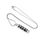 China Cylinder Shape Stainless Steel Cremation Urn Pendant Necklace for Ash Pet Ash Urn Jewelry for sale