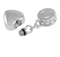 China Stainless Steel Memorial Heart Pendant for Ashes Remembrance Funeral Urn Jewelry OEM/ODM for sale
