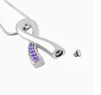 China Unique Designs Fashion Silk Knot Memorial Urns for Necklace Ashes Locket Gender Men's for sale