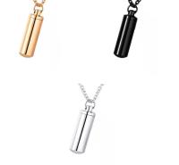 China Unique Designs Stainless Steel Jewelry Holder for Cremation Memorial Necklace Jewelry for sale