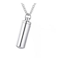 China Unique Designs Stainless Steel Jewelry Holder for Cremation Memorial Necklace Jewelry for sale