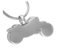 China Unique 316L Stainless Steel Vintage Motorcycle Pendant Cremation Jewelry for Ashes for sale
