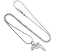 China Dolphin Urn Ash Pendant Charm Necklace Keepsake for Stainless Steel Cremation Jewelry for sale