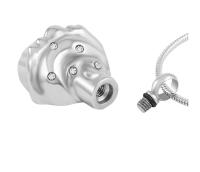 China Engravable Cupcake Stainless Steel Cremation Jewelry Urn Pendant Perfect for Human Ashes for sale