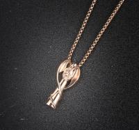 China Angel Wings Cremation Urn Necklace for Ashes Stainless Steel Perfume Jewelry Keepsake for sale
