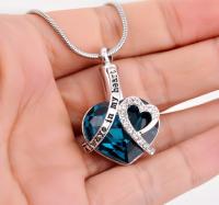 China Stainless Steel Heart Locket Screw Necklace for Memorial Ashes Keepsake Pendant for sale