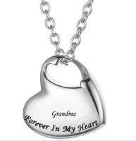 China Gift Heart Locket Necklace Small Stainless Steel Jewelry for Picture Keepsake Pendant for sale