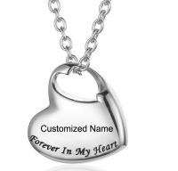 China Gift Heart Locket Necklace Small Stainless Steel Jewelry for Picture Keepsake Pendant for sale