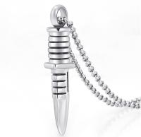 China Jewelry Main Material Stainless Steel Keepsake Necklace for Men Memorial Ashes Locket for sale