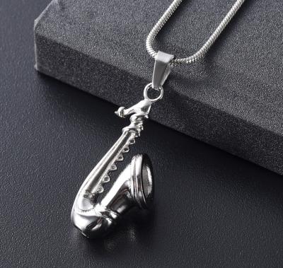 China Saxophone Pendant Necklace A Beautiful Memorial for Loved Ones for sale