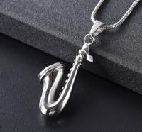 China Saxophone Pendant Necklace A Beautiful Memorial for Loved Ones for sale