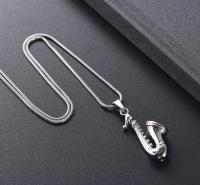 China Saxophone Pendant Necklace A Beautiful Memorial for Loved Ones for sale